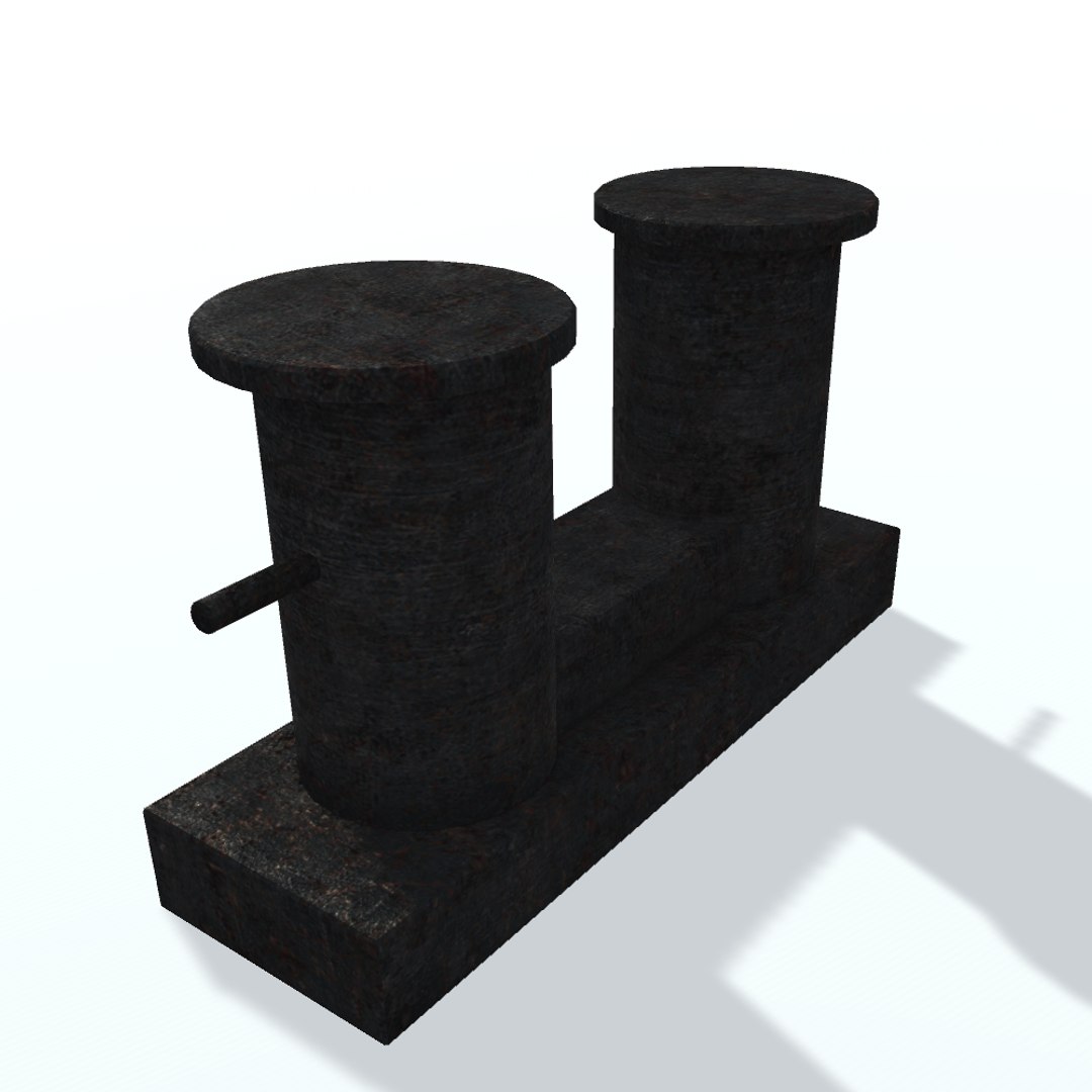 Ship Bollard B 3D Model - TurboSquid 1278421