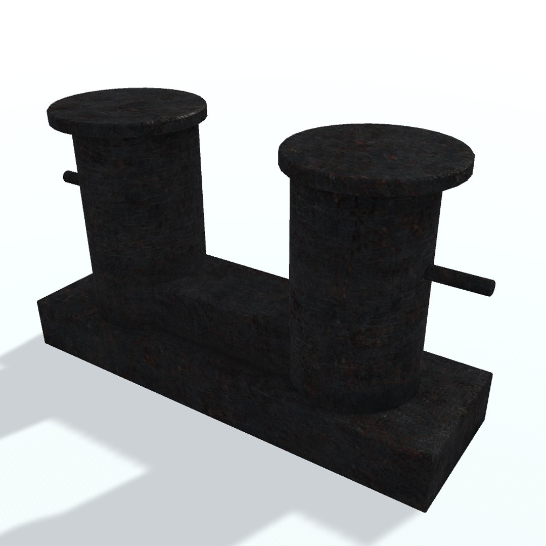 Ship Bollard B 3D Model - TurboSquid 1278421