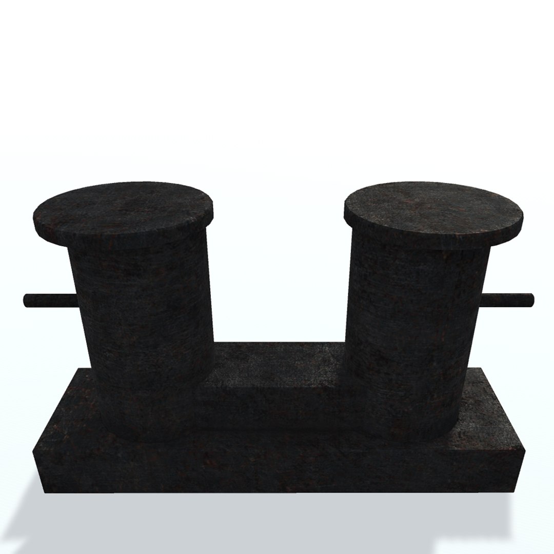 Ship Bollard B 3D Model - TurboSquid 1278421