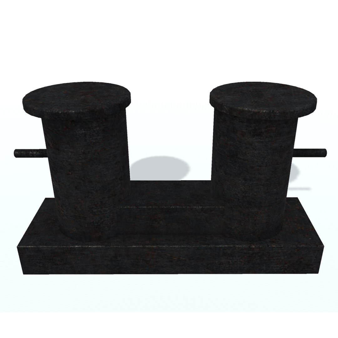 Ship Bollard B 3D Model - TurboSquid 1278421
