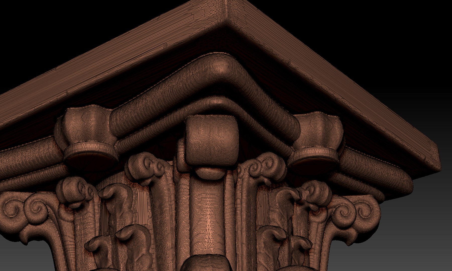 3D Architectural Column - TurboSquid 2249639