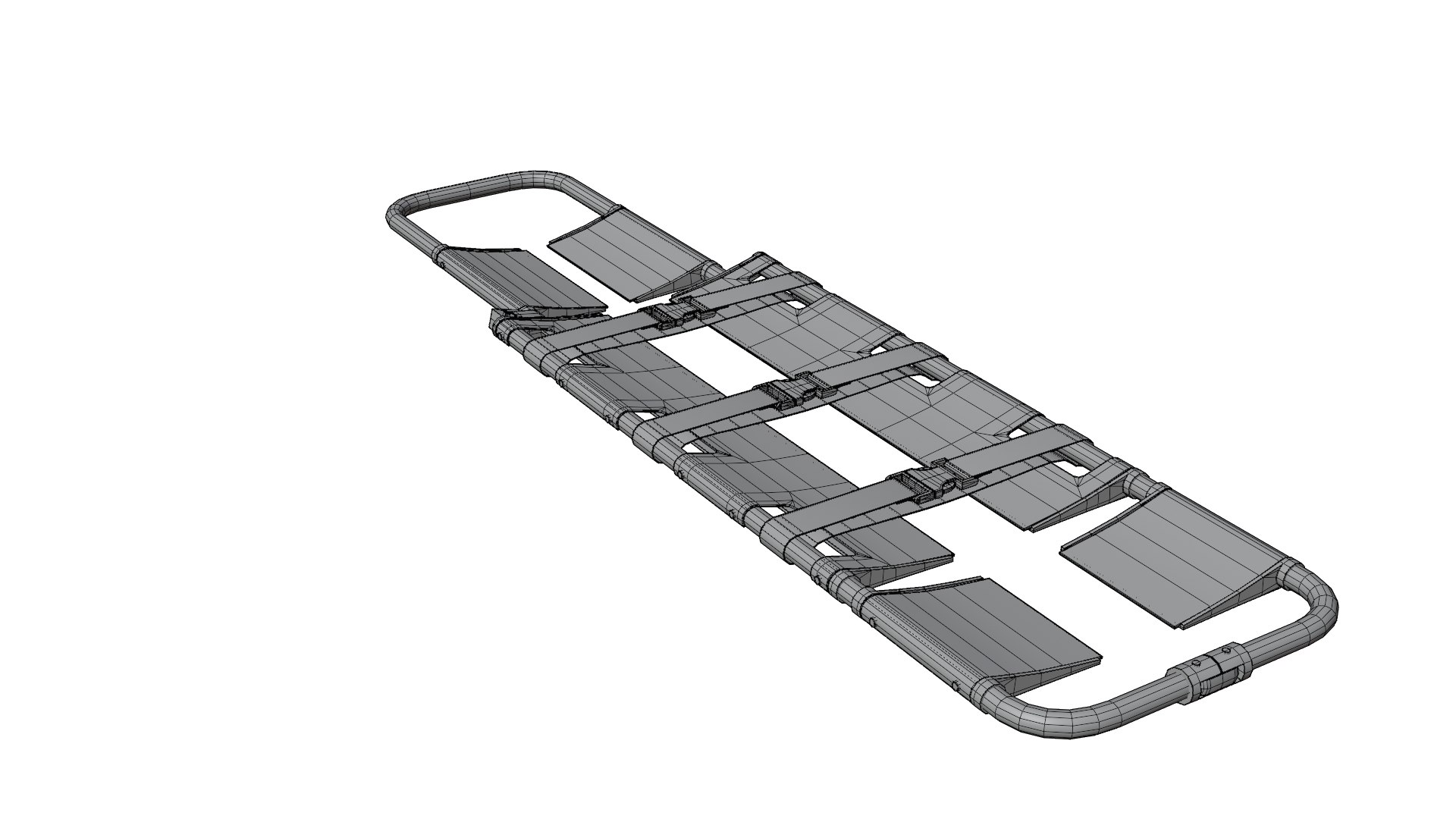 Scoop Stretcher 3D Model - TurboSquid 1998455