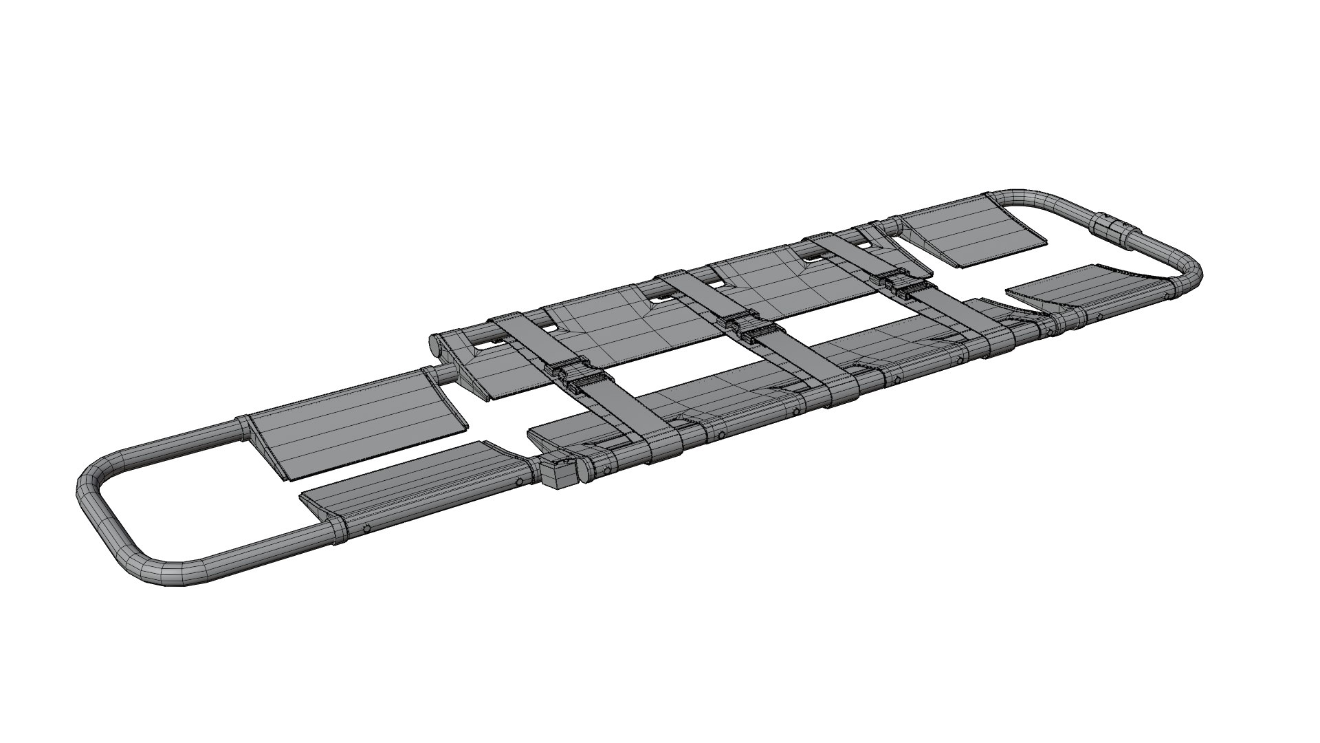 Scoop Stretcher 3D Model - TurboSquid 1998455