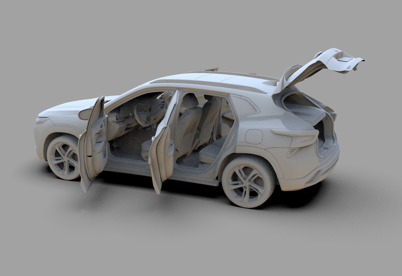 3D Model Chevrolet Trax RS 2023 HQinterior - TurboSquid 2212122