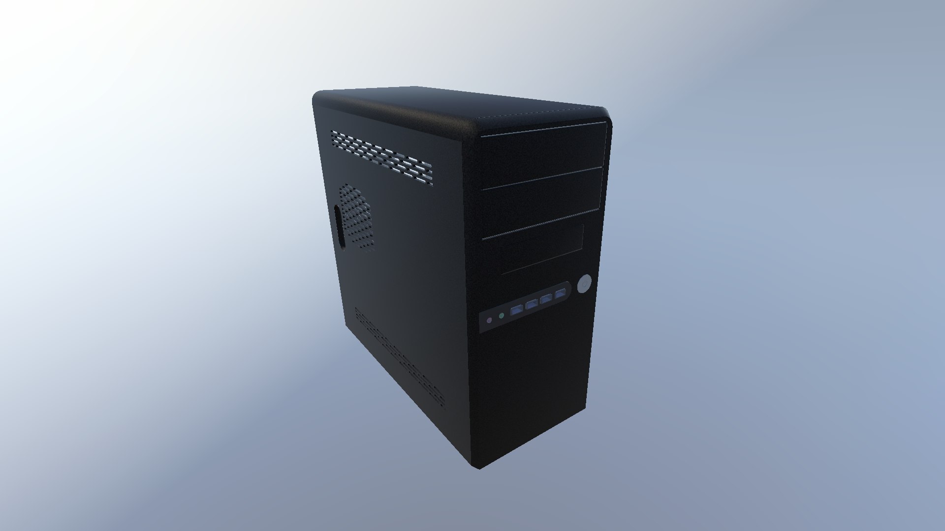 PC Case 3D Model - TurboSquid 2068332