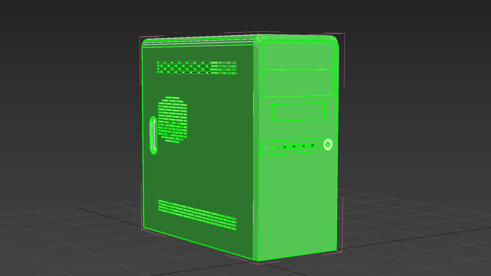 PC Case 3D Model - TurboSquid 2068332