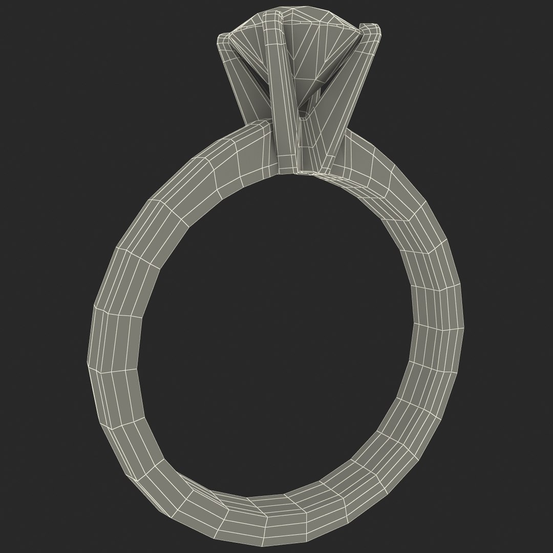 3d Model Diamond Ring