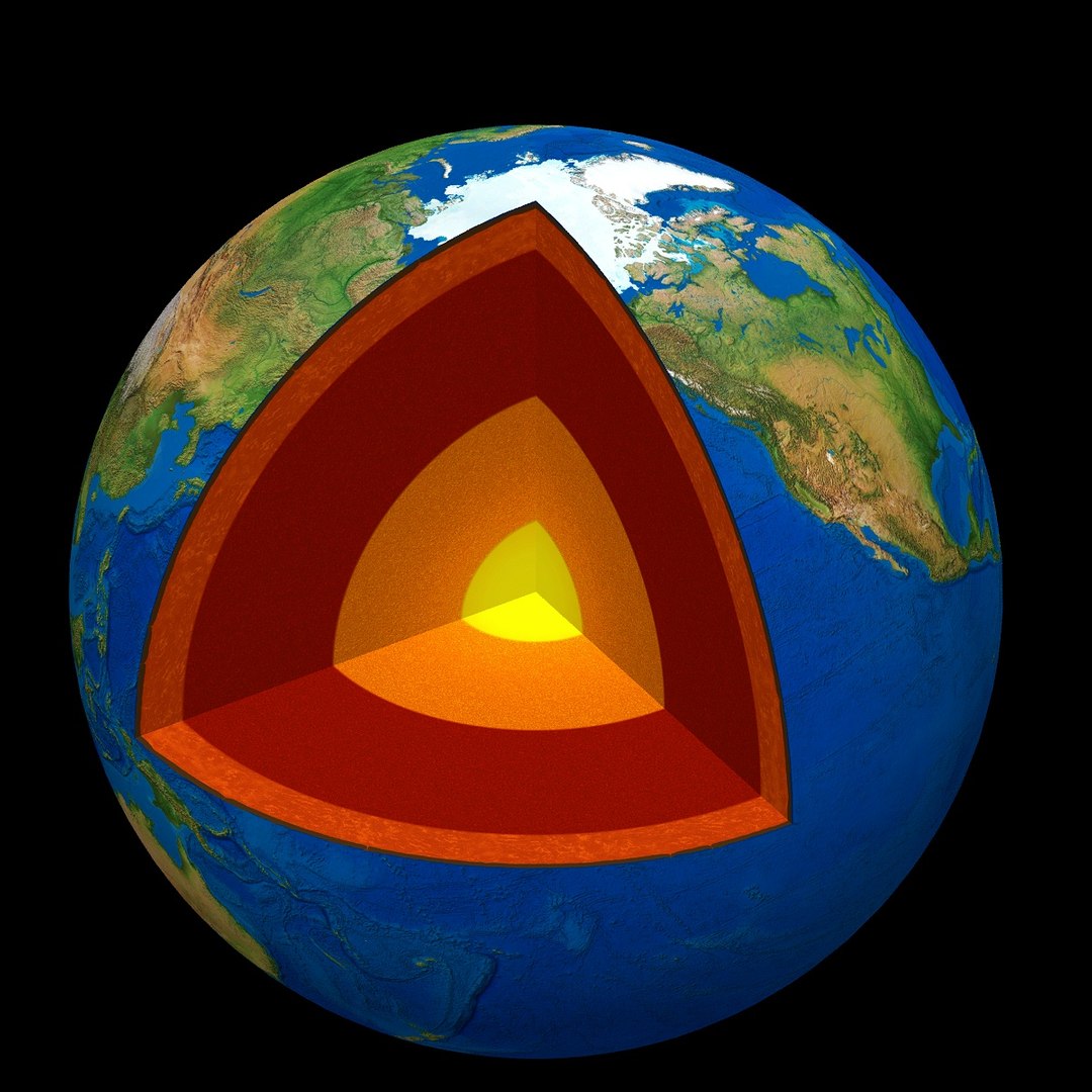 Earth Core 3d Model