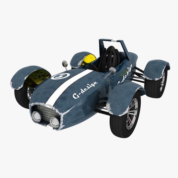 3d model of formula buggy style