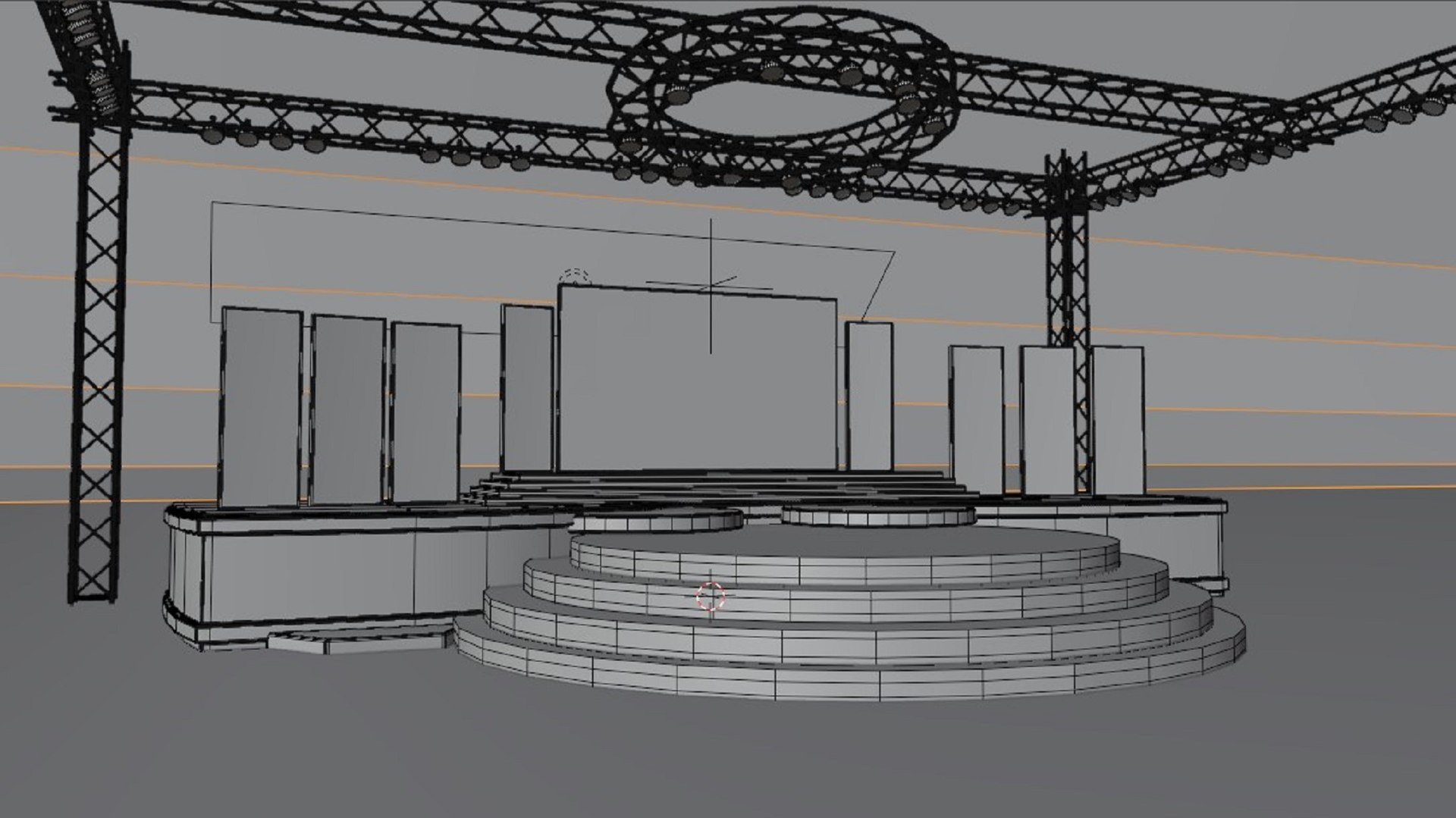 3D Corporate And Concert Event Stage 3D Model With Display - TurboSquid ...