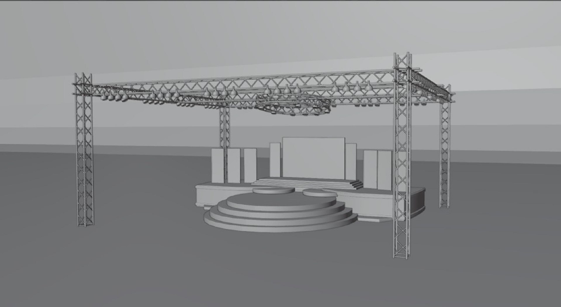 3D Corporate And Concert Event Stage 3D Model With Display - TurboSquid ...