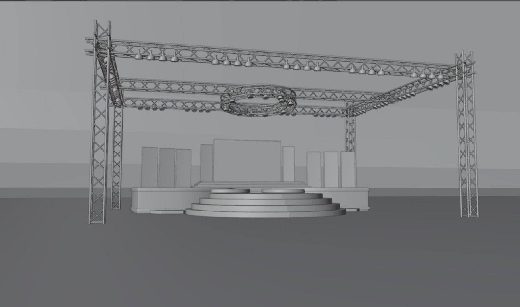 3D Corporate And Concert Event Stage 3D Model With Display - TurboSquid ...
