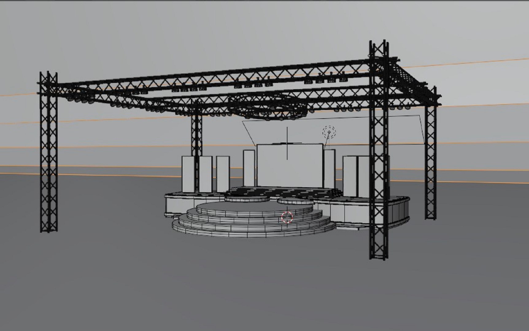 3D Corporate And Concert Event Stage 3D Model With Display - TurboSquid ...