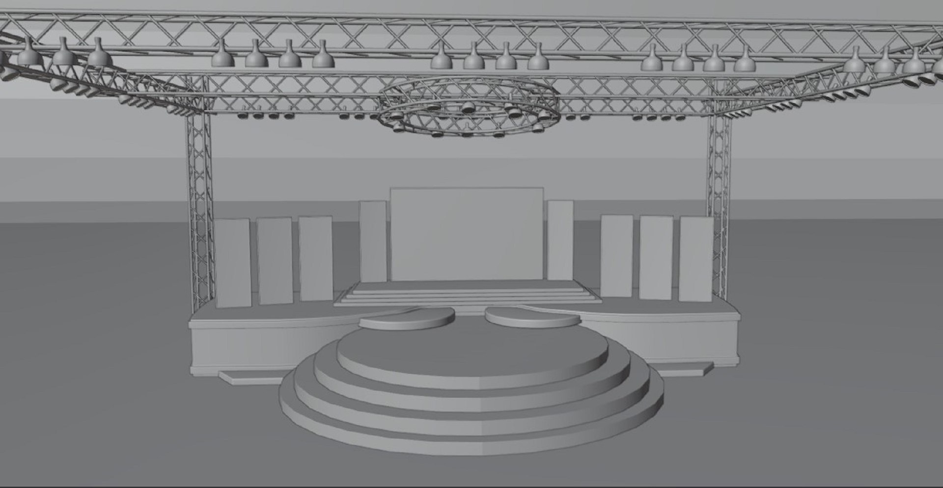 3D Corporate And Concert Event Stage 3D Model With Display - TurboSquid ...