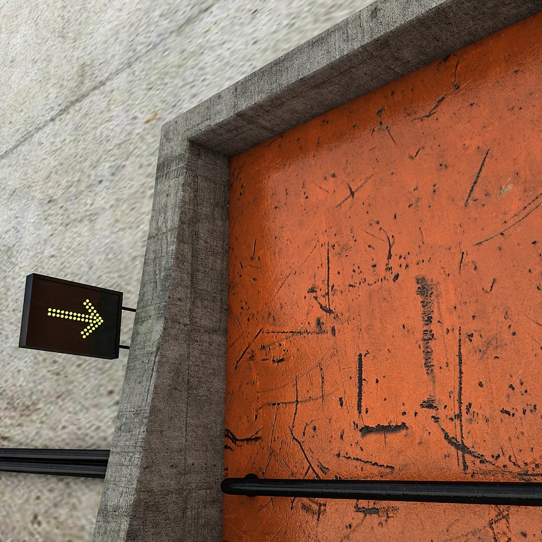 Exit Realistic 3D Model - TurboSquid 1540909