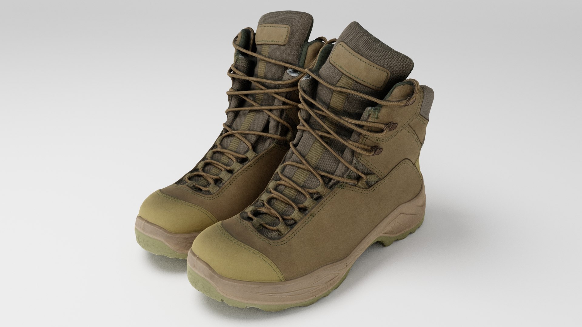 3D Green military tactical army boots outdoor shoes uniform for ...