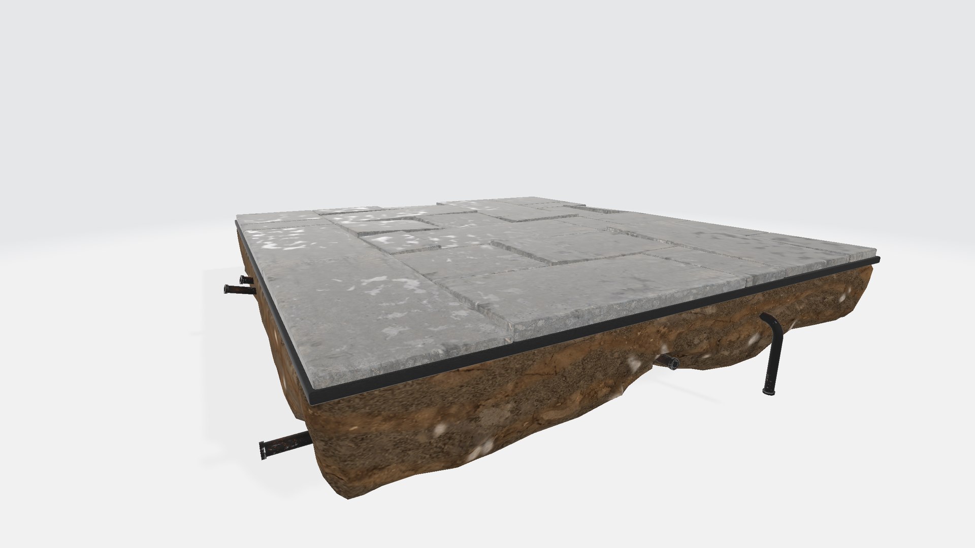 Cement Patch - Tile 3D Model - TurboSquid 1493061