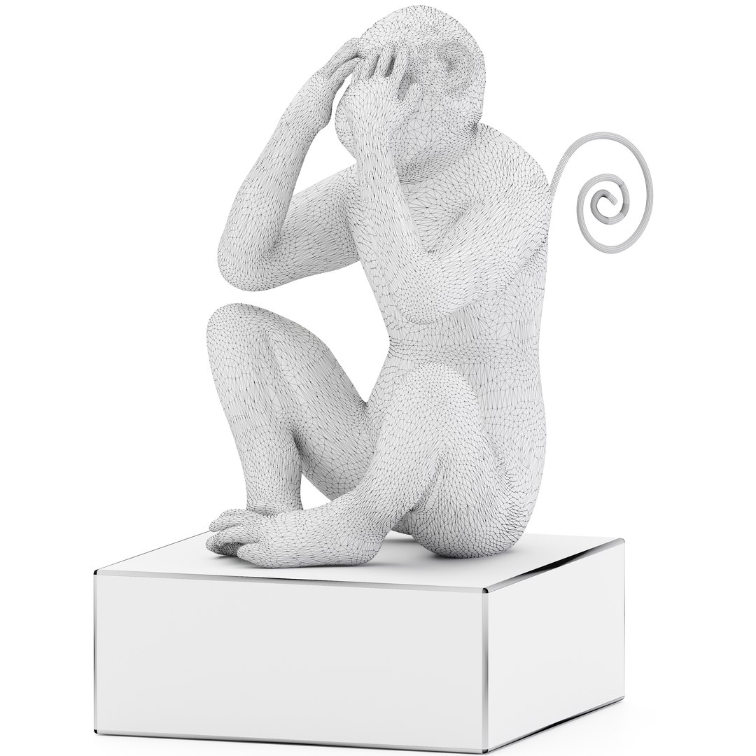 3D model Monkey Decor - TurboSquid 1735232