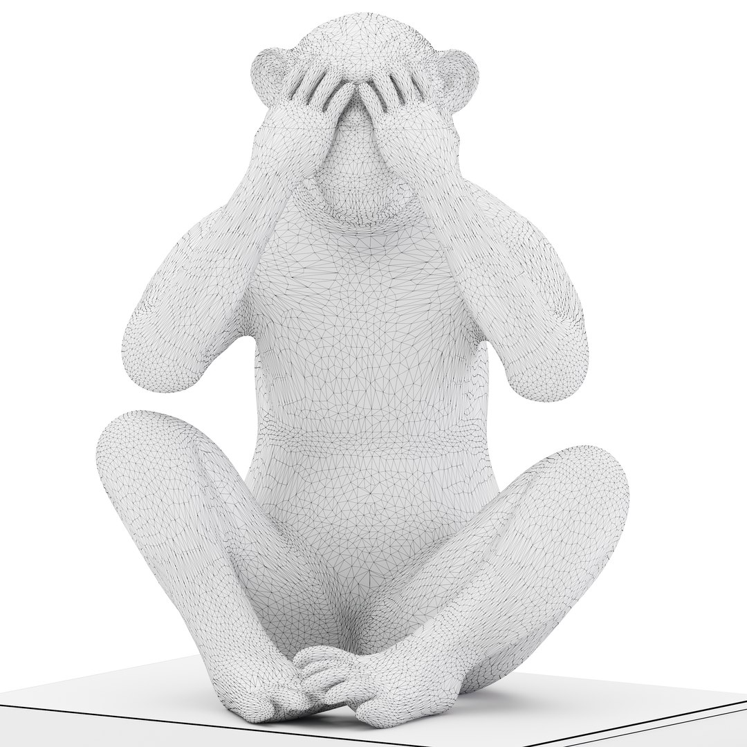3D model Monkey Decor - TurboSquid 1735232