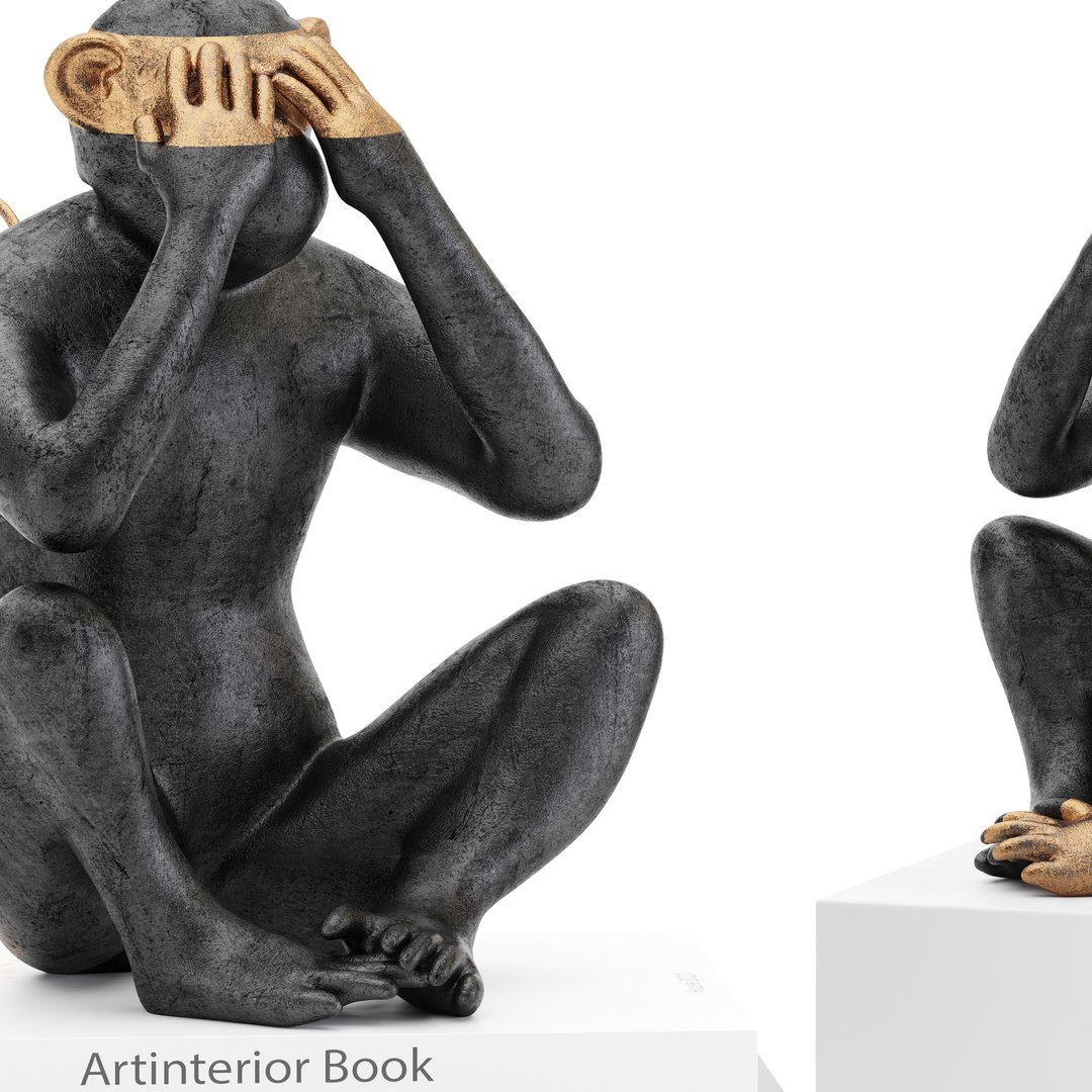 3D model Monkey Decor - TurboSquid 1735232