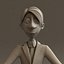 3d Model Cute Functionary Man