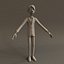3d Model Cute Functionary Man
