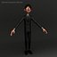 3d Model Cute Functionary Man