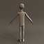 3d Model Cute Functionary Man
