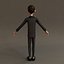3d Model Cute Functionary Man