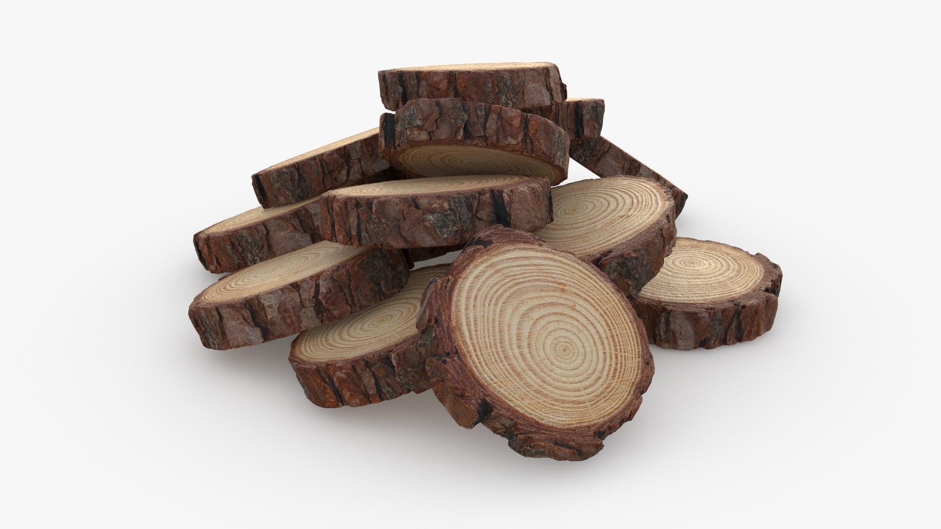 Wood Slices 3D Model - TurboSquid 2293356