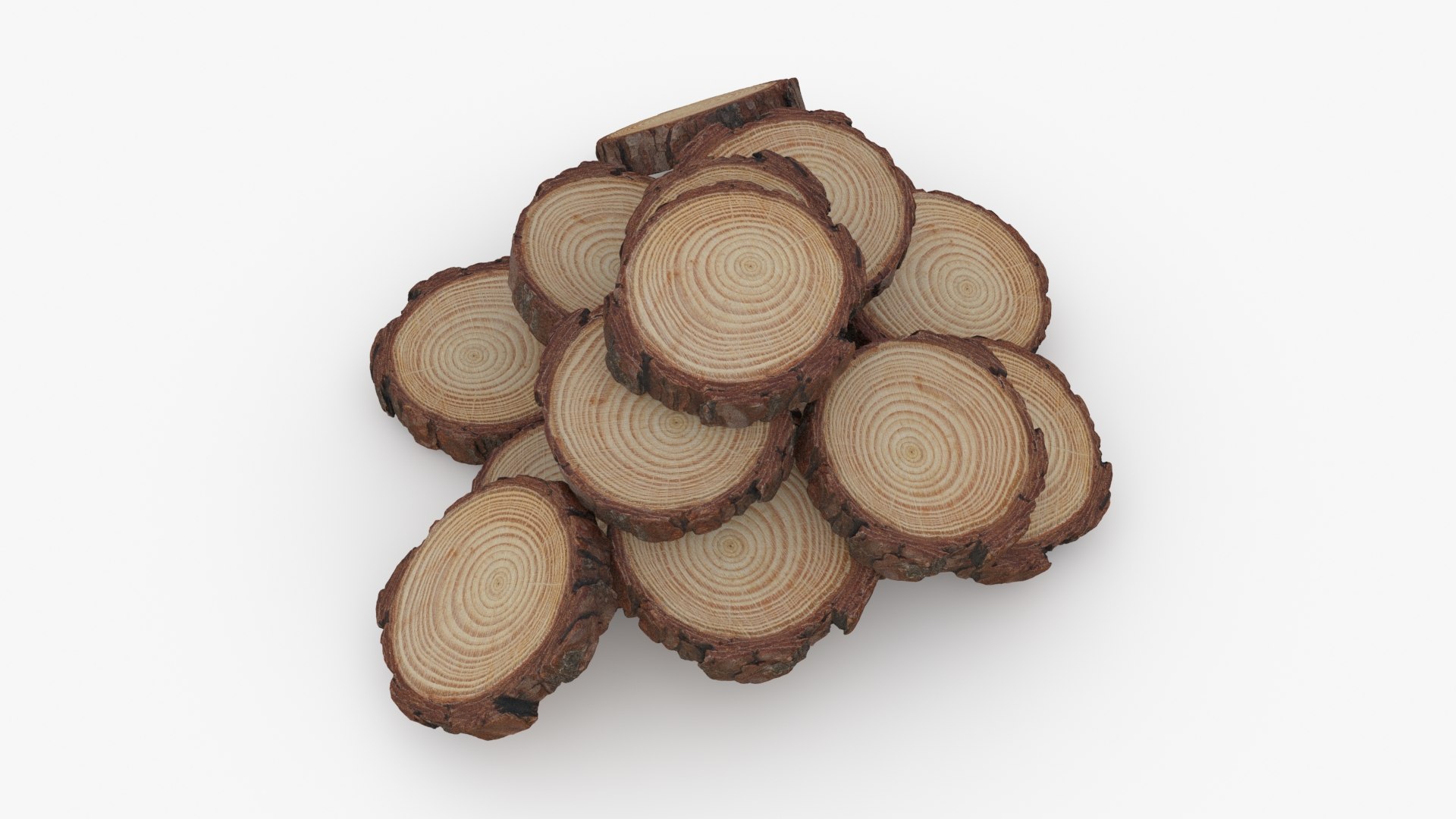 Wood Slices 3D Model - TurboSquid 2293356