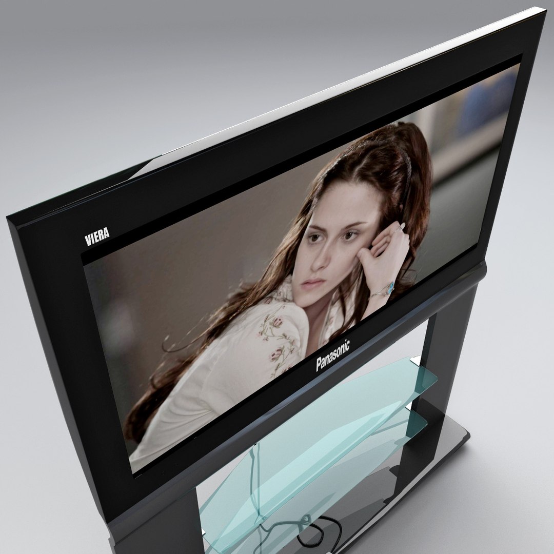 Tv Panasonic Viera 3d Model