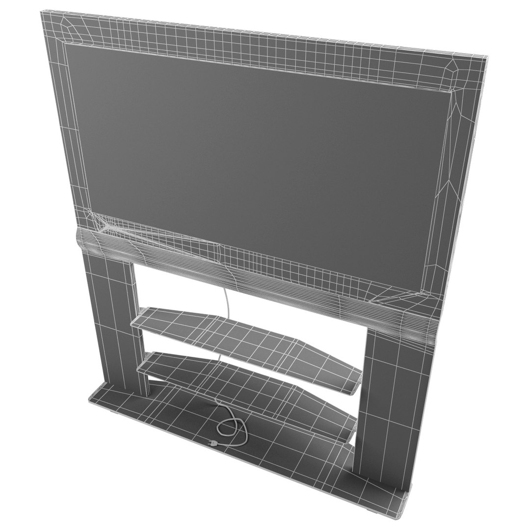 Tv Panasonic Viera 3d Model