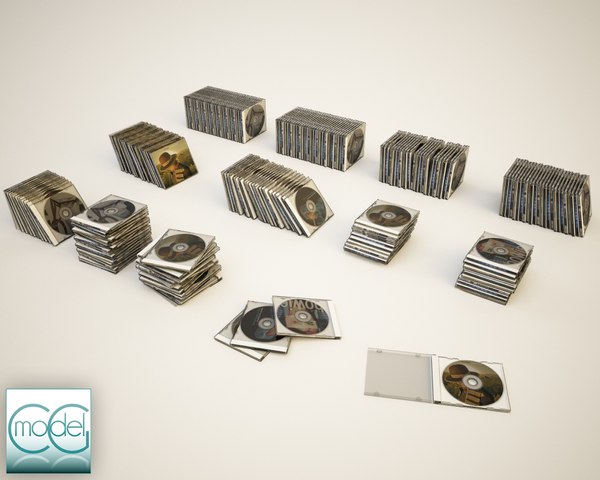 cd dvd 3d model