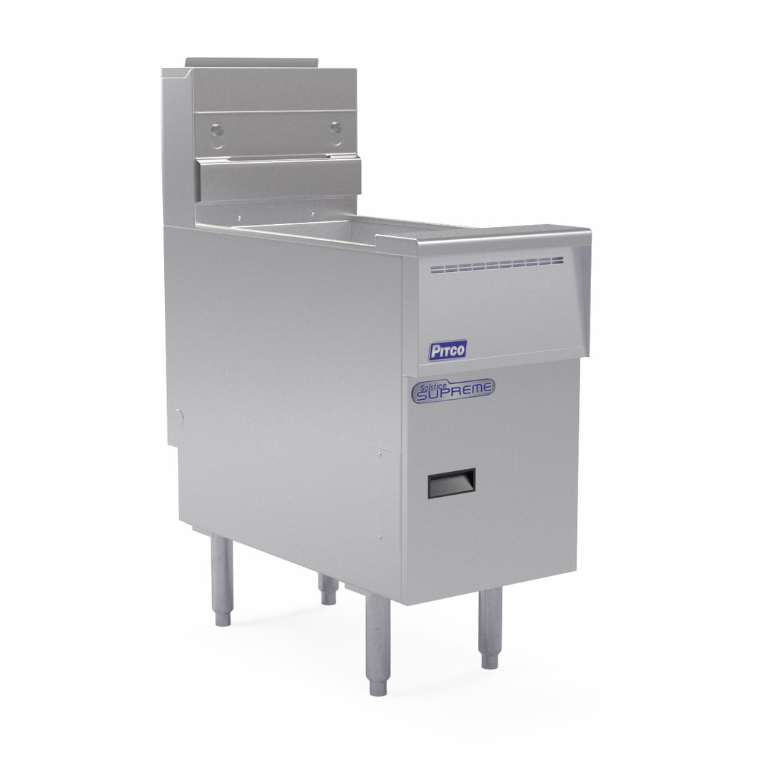 3D Pitco SSH55 SOLSTICE Supreme Gas Fryer Model - TurboSquid 2088895