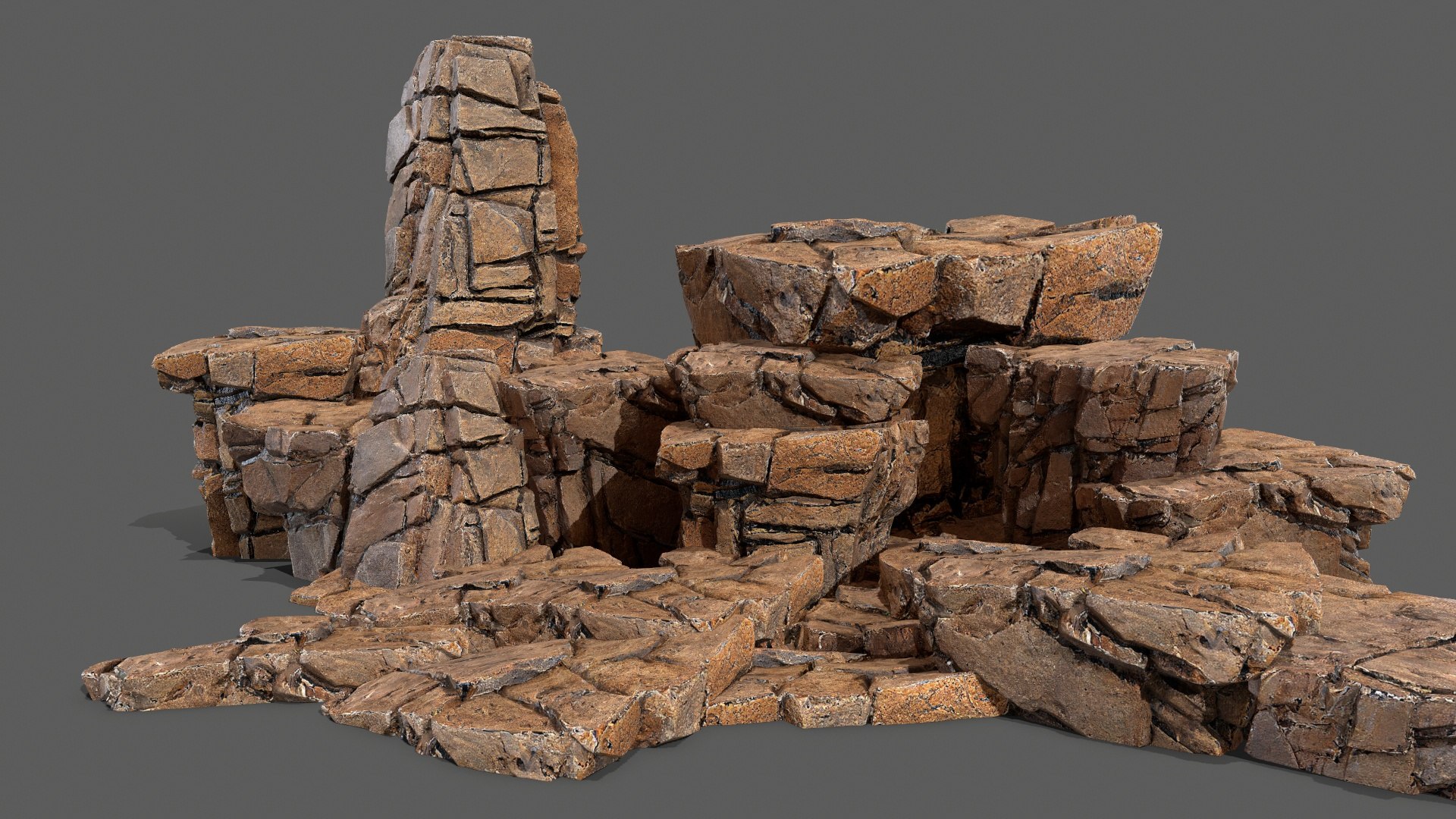 Desert Rocks Model - TurboSquid 2209240