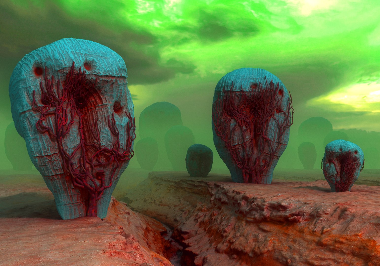 3D Alien Planet Model - TurboSquid 1812833