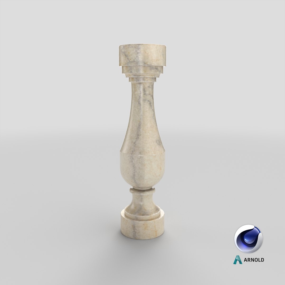 Classic Simple Baluster 3D model - TurboSquid 1860350