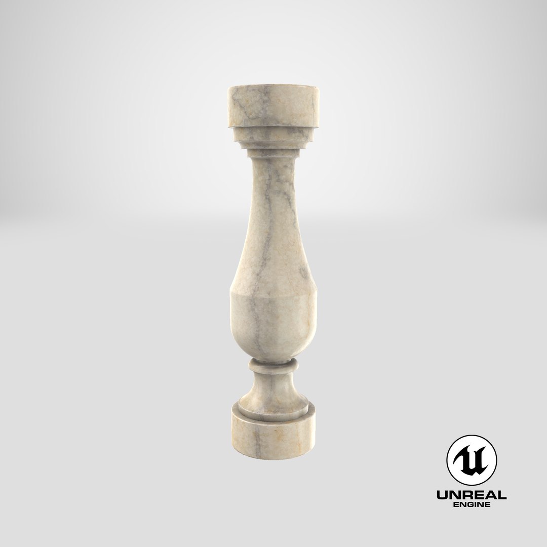 Classic Simple Baluster 3D model - TurboSquid 1860350