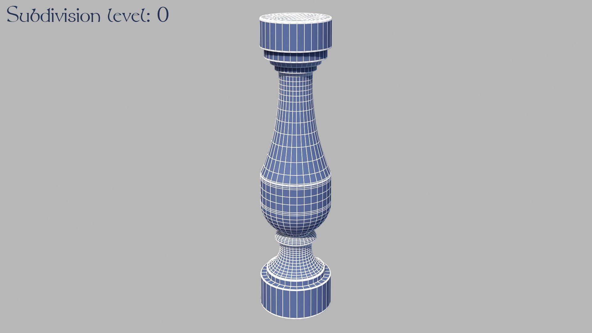 Classic Simple Baluster 3D model - TurboSquid 1860350