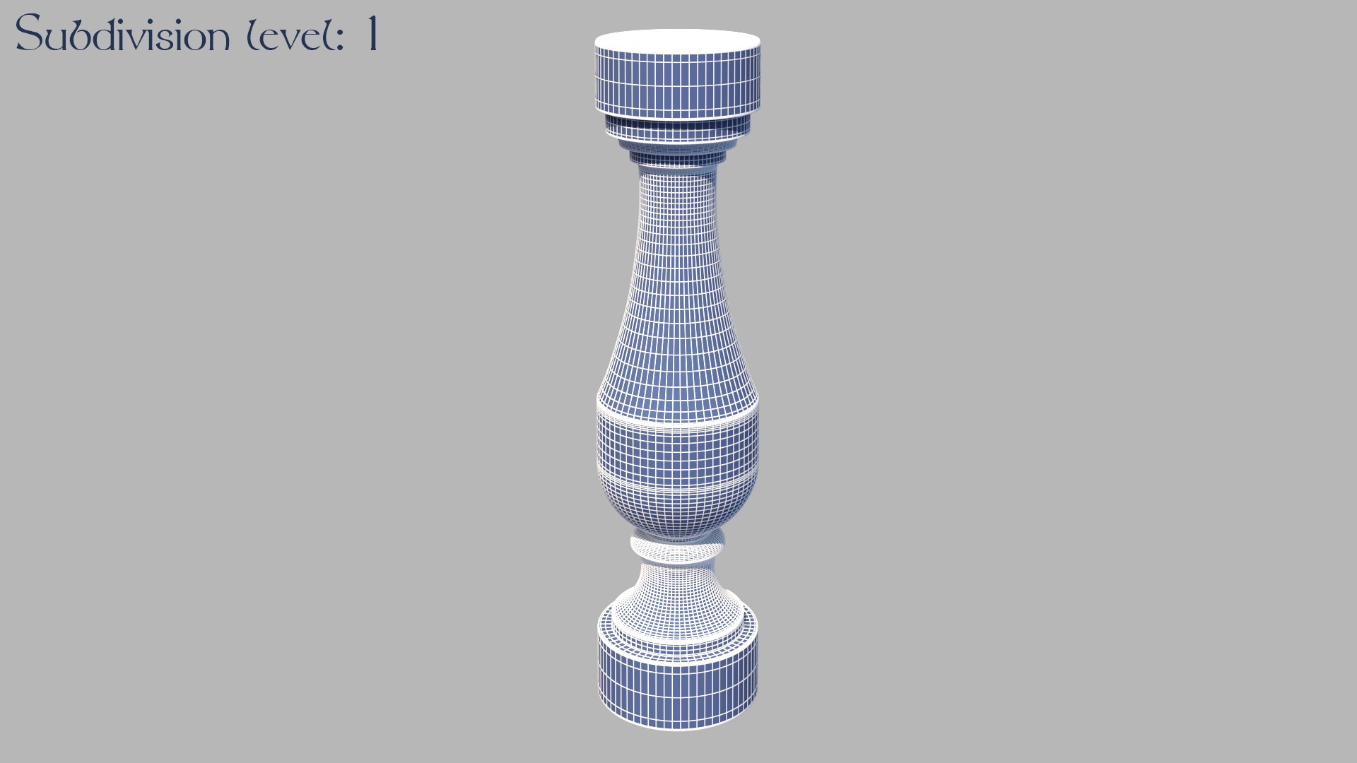 Classic Simple Baluster 3D model - TurboSquid 1860350