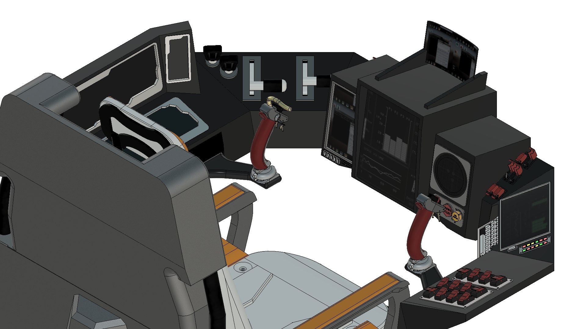 3D Cockpit Model - TurboSquid 1953587