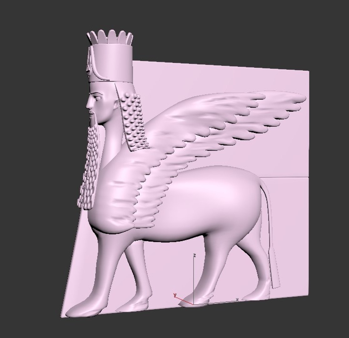 Winged Bull 3D Model - TurboSquid 1451031