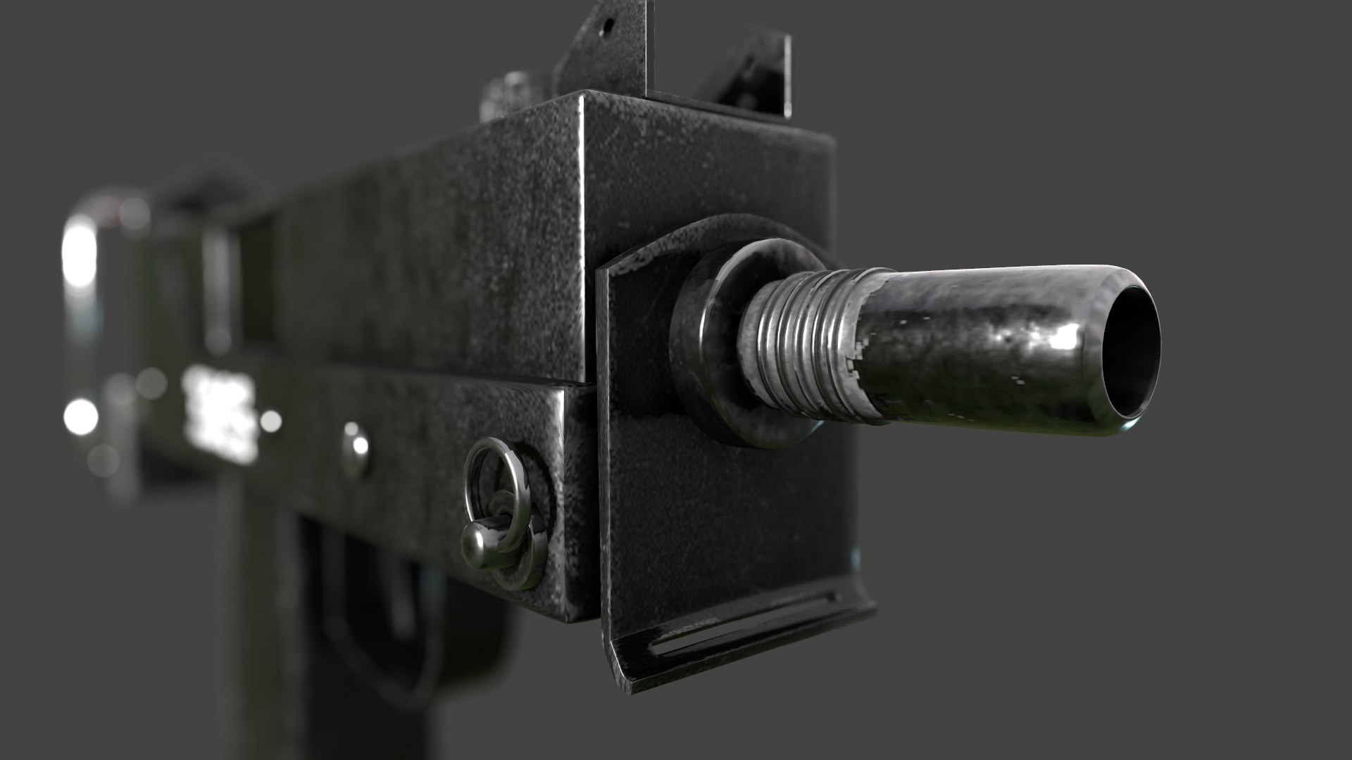 Ingram Mac-10 3D Model - TurboSquid 1859469