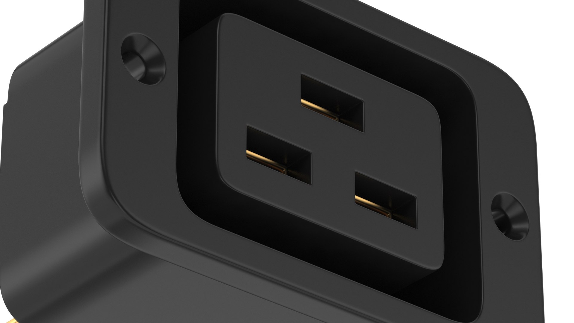 Iec 320 C1 3D - TurboSquid 1642944