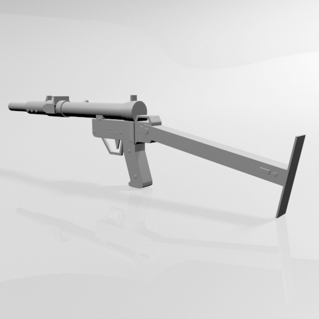 3D Model Sten Gun 01 - TurboSquid 1832041