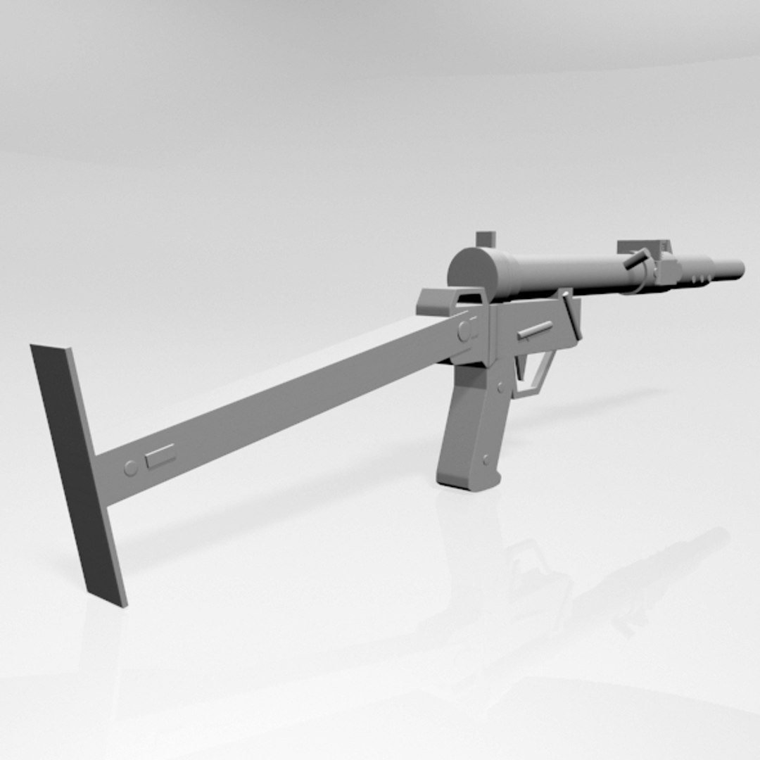 3D Model Sten Gun 01 - TurboSquid 1832041