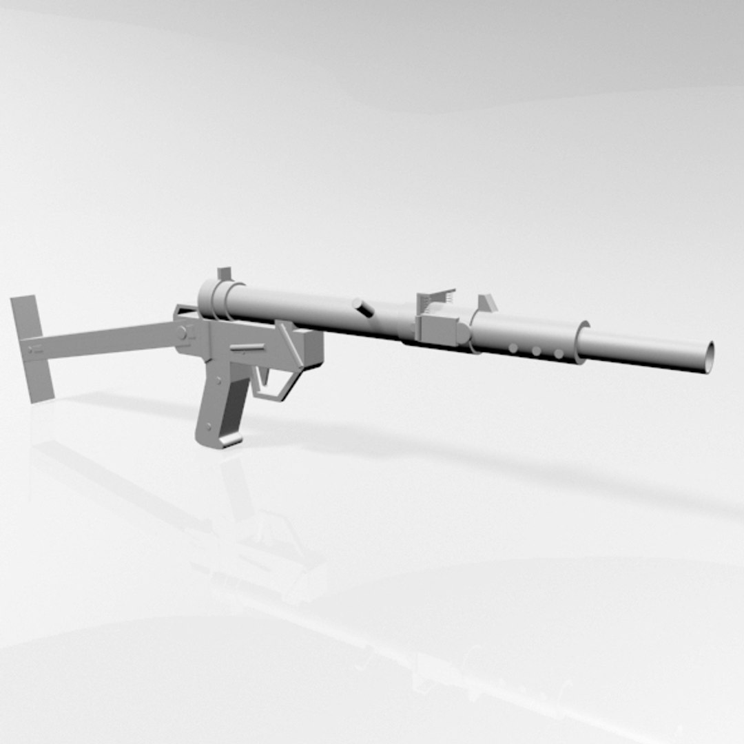 3D Model Sten Gun 01 - TurboSquid 1832041