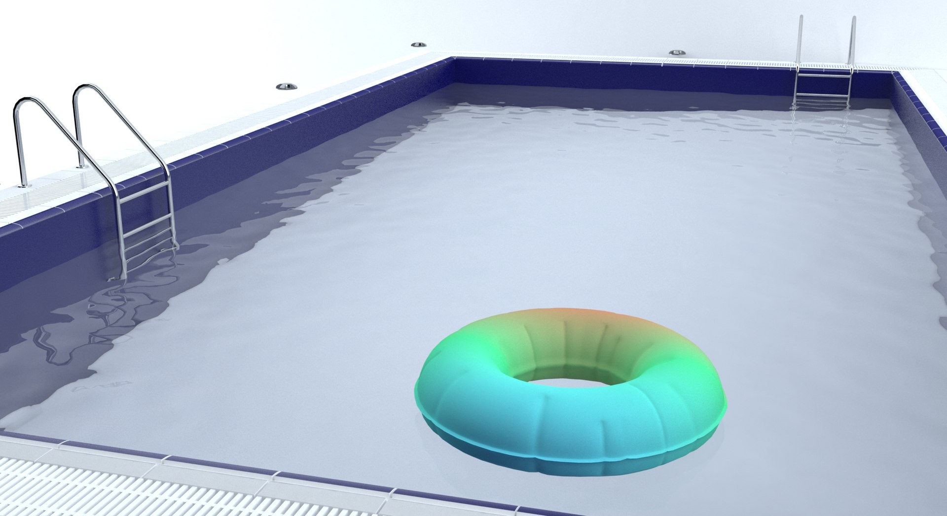 3D Model Pool Rectangular - TurboSquid 1738179