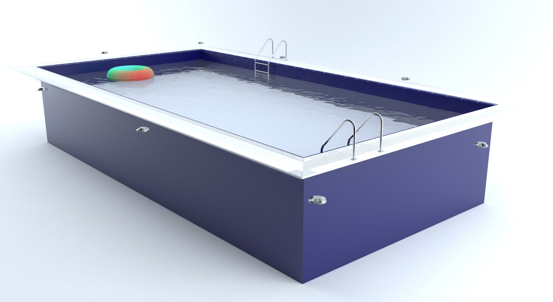 3D Model Pool Rectangular - TurboSquid 1738179